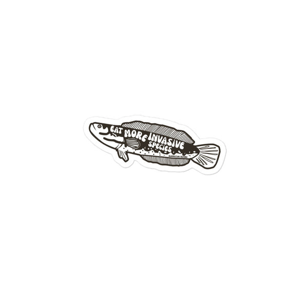 Snakehead Fishing Sticker - Eat More Invasive Species – Harvesting Nature